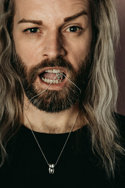 Sterling Silver Tooth Necklace by Duxford Studios – Makers Guild in Wales